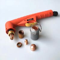 China Trafimet A141 Plasma Cutting Torch 4 Pin Connector / Normal Nut Connector for sale