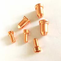 China Imported Copper Esab Plasma Torch Parts Pt80 Plasma Nozzle And Electrode for sale
