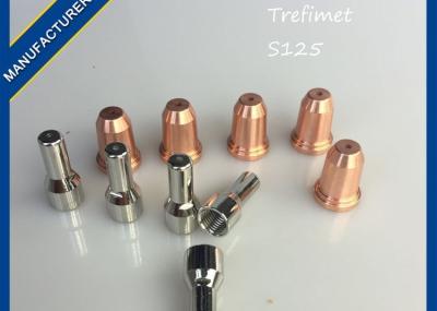 China EN60974-7 S125 Trafimet Plasma Torch Parts Nozzle And Electrode for sale