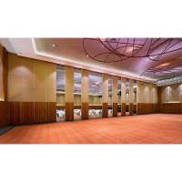 China Acoustic Folding Partition Wall 68mm-105mm Thickness with 52-56 dB Sound Reduction for Exhibition Halls for sale