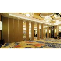 China MDF Operable Panel Partitions on Wheels - 65-100mm Thickness, 52-56dB Sound Insulation for Banquet Halls for sale