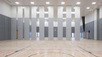 China Hanging Sliding Partition Wall for Meeting Rooms & Banquet Halls - 68mm to 105mm Thickness with 800N Sealing Power for sale