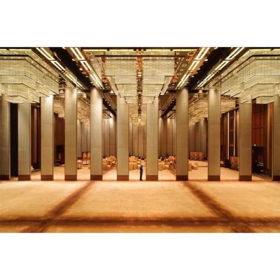 China Hotel Operable Partition Wall System 68mm-105mm Thickness with 52-56 dB Soundproof Rating for sale