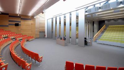 China AE100 Series Movable Partition Walls 68mm-105mm Thickness with 52-56dB Sound Reduction and ISO9001 SGS Certification for sale