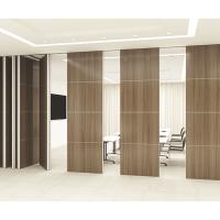 China Custom Wooden Finish Movable Partition Walls - 68-105mm Thickness, 52-56dB Sound Reduction, AE Series for sale