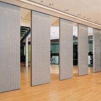 China Customizable Soundproof Folding Partition Walls up to 56dB for sale
