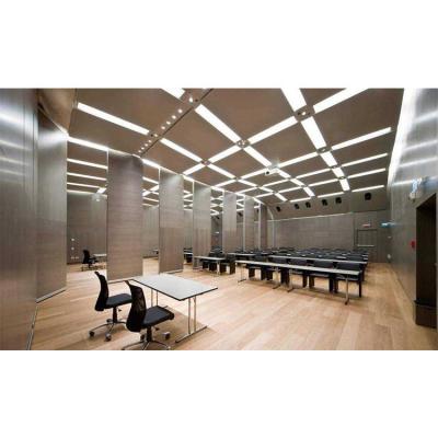 China Commercial Partition Movable Walls with 100mm Thickness and 52-56 dB Sound Insulation - Folding Operable Panels for sale