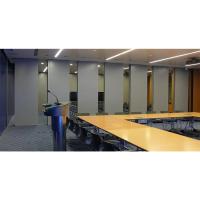 China Custom Conference Room Movable Partitions - 68mm to 105mm Thickness with 52-56dB Sound Insulation for sale