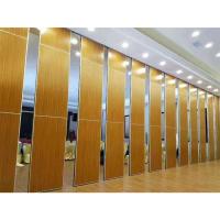 China Movable Acoustic Partition Wall 100mm Thickness 800N Sealing Force for Hotel Classroom for sale