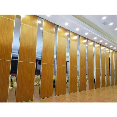 China Movable Acoustic Partition Wall 100mm Thickness 800N Sealing Force for Hotel Classroom for sale