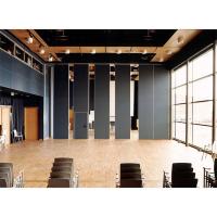 China Mobile Folding Partition Walls 100mm Thick with 52dB Sound Rating - Commercial Meeting Room Sliding Partitions for sale