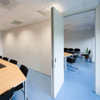 China AE100 Series Soundproof Movable Partition Wall System 68-105mm Thickness with 52-56dB Acoustic Rating for sale