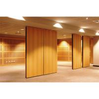 China Office Wood Partition Movable Wall 100mm Sliding Panel Sound Insulation 37-53dB for sale