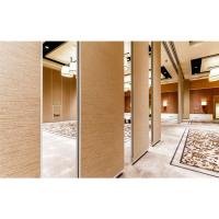 China Wooden Soundproofing Movable Partition Wall Operable Panel with Fabric Finish for sale