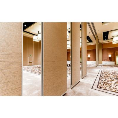 China Wooden Soundproofing Movable Partition Wall Operable Panel with Fabric Finish for sale