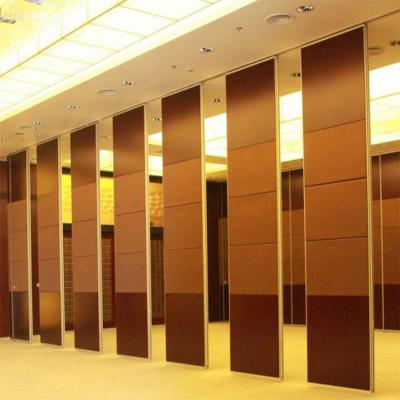 China Movable Folding Door Partition Wall 100mm Thick Vinyl for Meeting Room for sale
