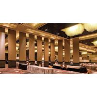 China Aluminum Movable Partition Wall 100mm Thickness with 55dB Soundproof Rating and Sliding Operation for sale