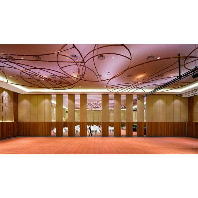 China Aluminum Wooden Movable Partition Wall 100mm Thickness 800N Sealing Force for Office Room for sale