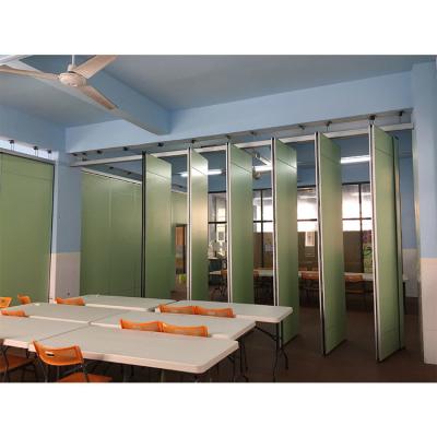 China AE100 Movable Glass Partition Wall with 1.2M Panel Width and 56dB Sound Insulation for Conference Rooms for sale