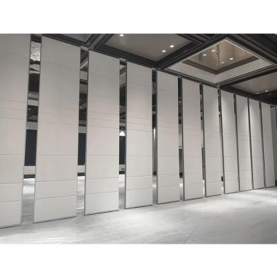 China Acoustic Movable Partition Wall on Wheels 65-100mm Thickness 2000-18000mm Height for sale