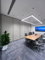 China AE100 Aluminium-Steel Conference Room Movable Partitions with 56dB Sound Insulation and 18M Height for sale