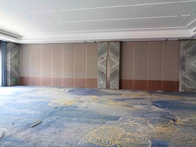 China Acoustic Sliding Partition Wall 68mm 89mm 105mm Ceiling Hung Operable Room Divider for sale