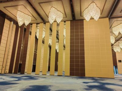 China Meeting Room Wooden Acoustic Partition Wall Sliding Ceiling Panels 68mm 89mm 105mm for sale