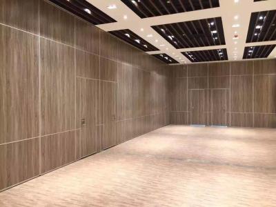 China Sliding Acoustic Wall Panels 68-105mm Thick with 52-56dB Sound Reduction for Office Partitions for sale