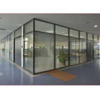 China Soundproof Aluminum Frame Glass Partition Wall 108mm/90mm Thickness up to 3000mm Height with OEM ODM Service for sale
