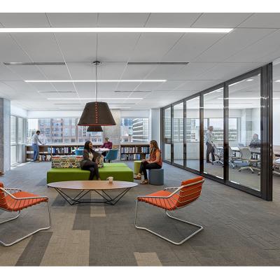 China Tempered Aluminum Frame Glass Partition 108mm/90mm Thickness, Up to 3000mm Height for Office & Hotel for sale