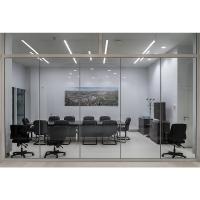 China Demountable Glass Partitions Walls , Office Interior Folding Glass Wall for sale
