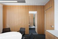 China Frameless Sliding Glass Partition Wall 108mm Aluminum Frame Tempered Glass 10mm for sale