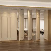 China Acoustic Sliding Wall Movable Partition 68mm 89mm 105mm Fire Resistant Panel for sale