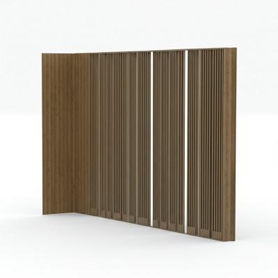 China Custom Office Building Wooden Partition Wall - 68mm to 105mm Thickness with 52-56dB Sound Insulation for sale