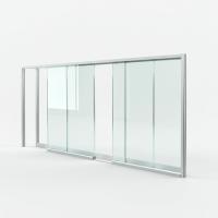 China Laboratory Interior Modern Glass Partition Wall With Aluminum Structure for sale