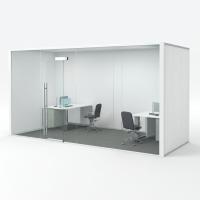China Full View Glass Office Partition Walls 108mm Aluminum Frame Fixed Partition up to 3000mm for sale