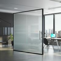 China Soundproof Room Dividers Fixed Panoramic Office Glass Partition Wall for sale