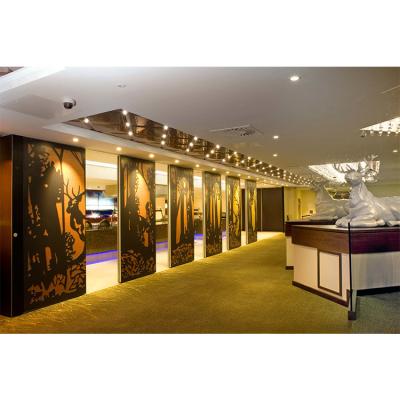 China Collapsible Movable Partition Screens 68mm 105mm Fireproof Soundproof Flexible Space Division for sale