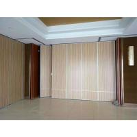 China Wooden Operable Partition Wall Systems 68mm 89mm 105mm Thickness for Banquet Halls and Conference Rooms for sale