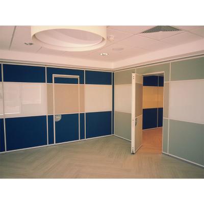 China Movable Operable Partition Wall System with 56dB Acoustic Rating - 65mm, 85mm, 100mm Thickness Options for sale