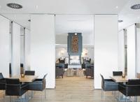China 69mm Melamine Movable Room Dividing Aluminum Partition Walls 68mm Panel Thickness for sale