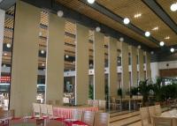 China Banquet Hall Movable Partition Walls 68mm 89mm 105mm Fireproof Soundproof Partitions for sale