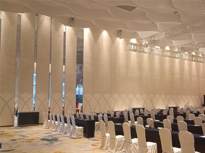 China High Operable Acoustic Partition Wall 68-105mm Thickness with 52-56 dB Sound Insulation for Exhibition Halls for sale