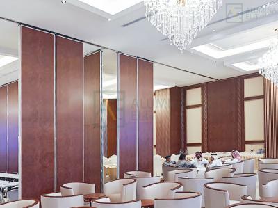 China AE100 105mm Acoustic Movable Partition Wall 18M Height 52dB Soundproof Aluminum Steel for sale
