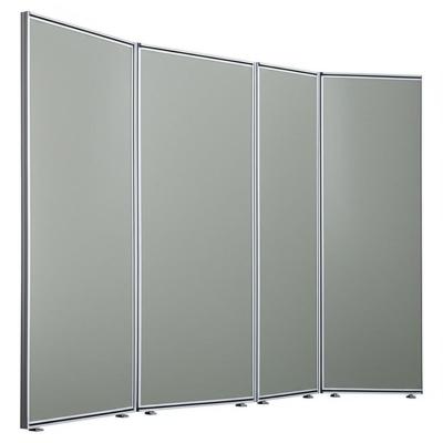 China Movable Office Partition AE65 68mm Thick Aluminium Steel Soundproof Wall Panel for sale
