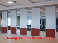 China Movable Partition Wall STC 42-56dB 100mm Thick 6061-T6 Aluminum Q235 Steel Frame Soundproof for sale