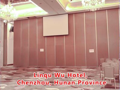 China Acoustic Movable Partition Wall STC 42-56dB 100mm Thick 6061-T6 Aluminum Frame for sale