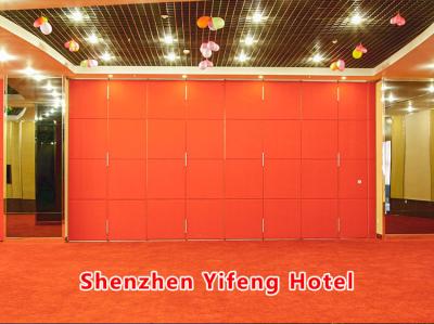 China Custom Aluminum Movable Partition Wall 68-105mm with Dupont POM Roller and Magnetic Seal for sale