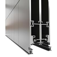 China Acoustic Partition Wall Up to 18M Height 304 Stainless Steel Roller 6061-T6 Profile for sale