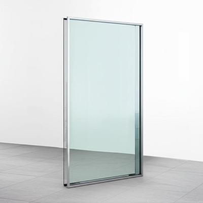 China Acoustic Glass Partition Wall 108mm 30-42dB Sound Insulation Custom Aluminum Alloy Frame for sale
